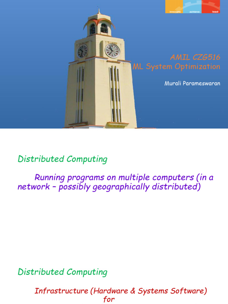 Lec1 24th Nov | PDF | Central Processing Unit | Parallel Computing