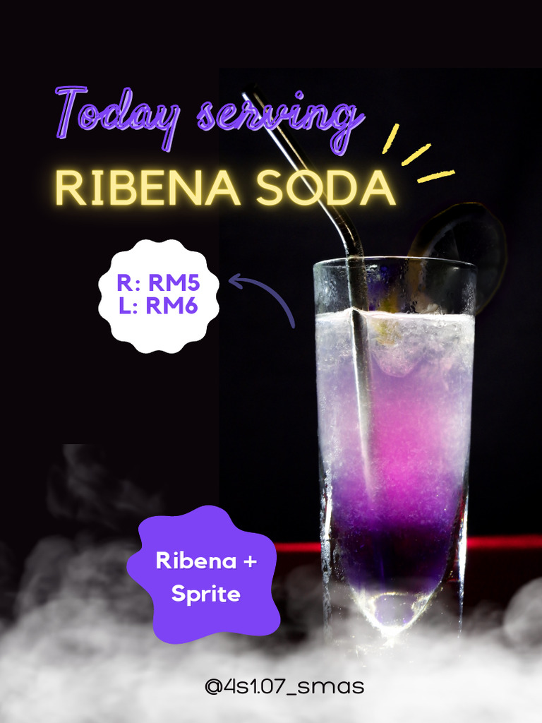 RIBENA SODA Promo Poster | PDF