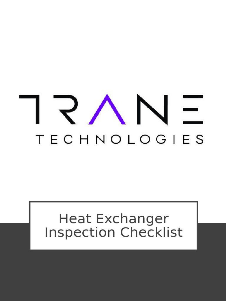 Heat Exchanger Inspection | PDF
