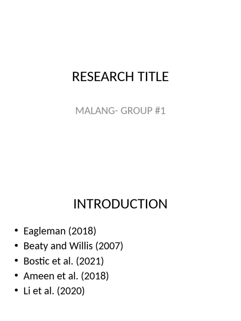 Basic PPT Format | PDF | Social Psychology | Science