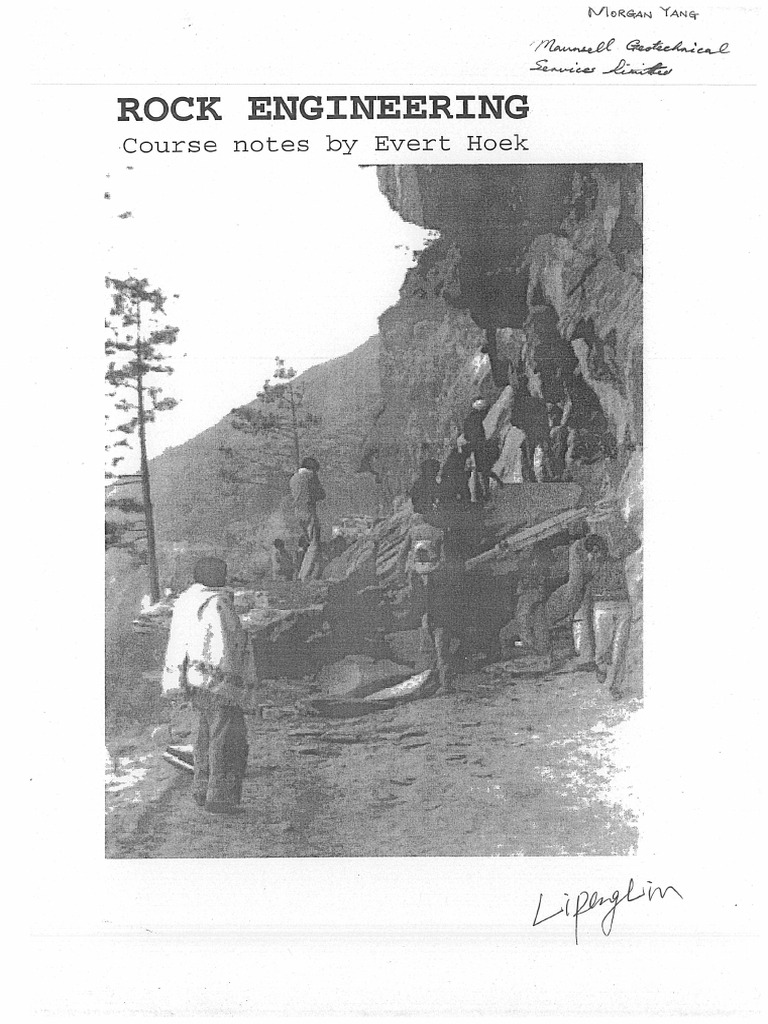 Rock Engineering | PDF