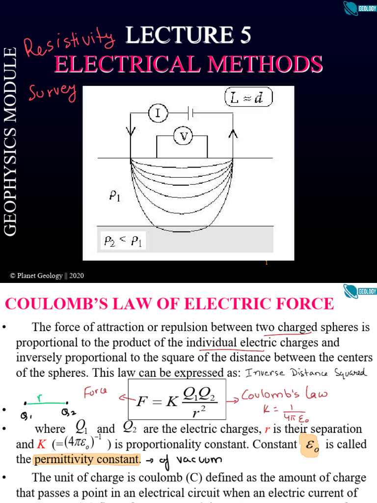 Electrical Methods in Geophysics | PDF | Porosity | Electrical ...