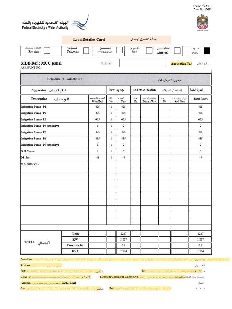 Siemens Load Card | PDF
