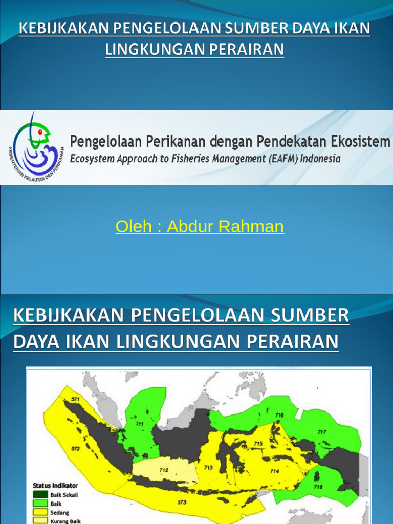 Pengelolaan Sumber Daya Ikan | PDF