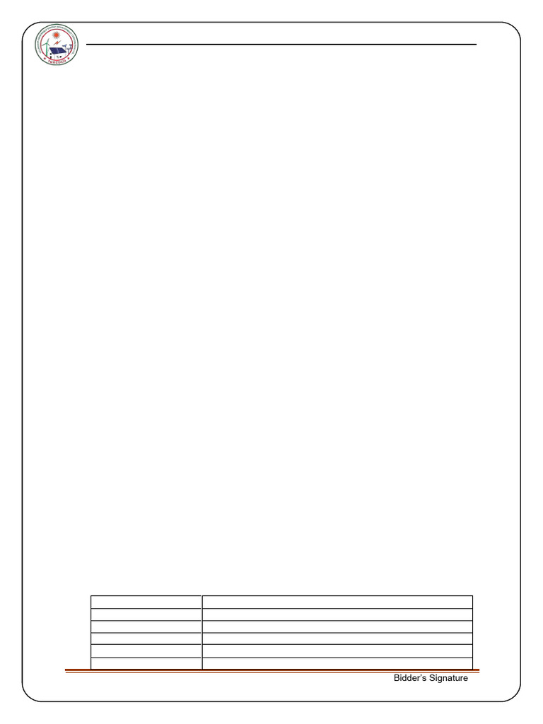 IDT Specifications Tender For Empanelment of EPC Vendors For Solar ...