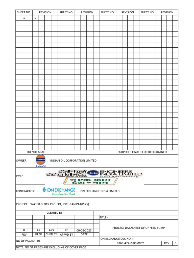 B269 472 P DS 0002 - Rev 0 | PDF | Chemical Engineering