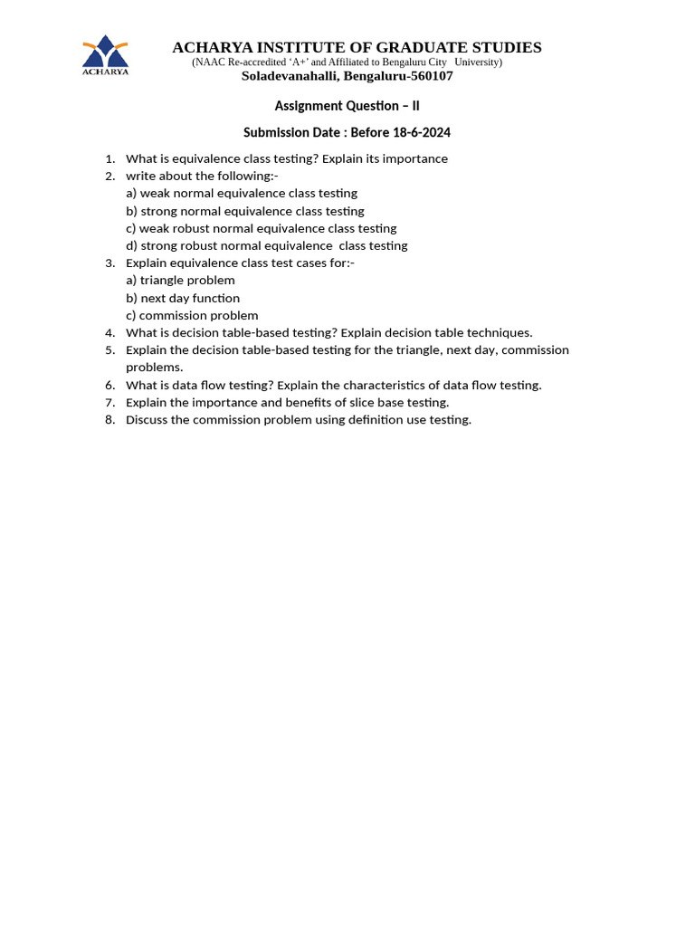 Assignment - | PDF