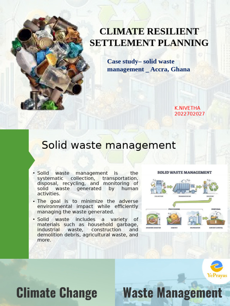 Climate Resilient Waste Management in Accra | PDF | Waste | Waste ...