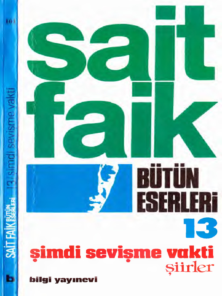 Sait Faik Abasıyanık - Bütün Eserleri 13 - Şimdi Sevişme Vakti - Şiirleri | PDF