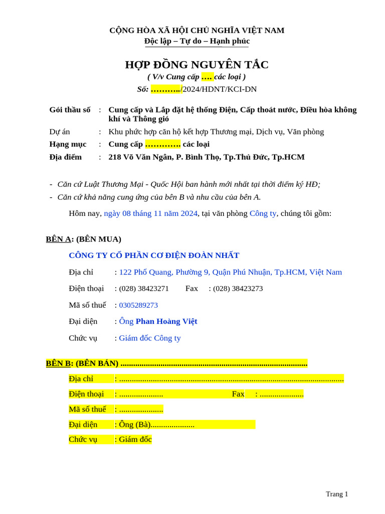 HDNT Cung Cap | PDF