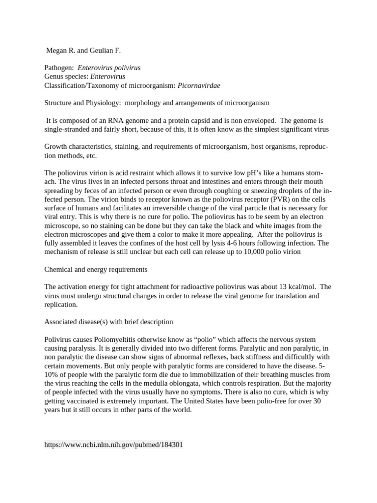 Pathogen handout part 1 word | PDF | Virus | Virology