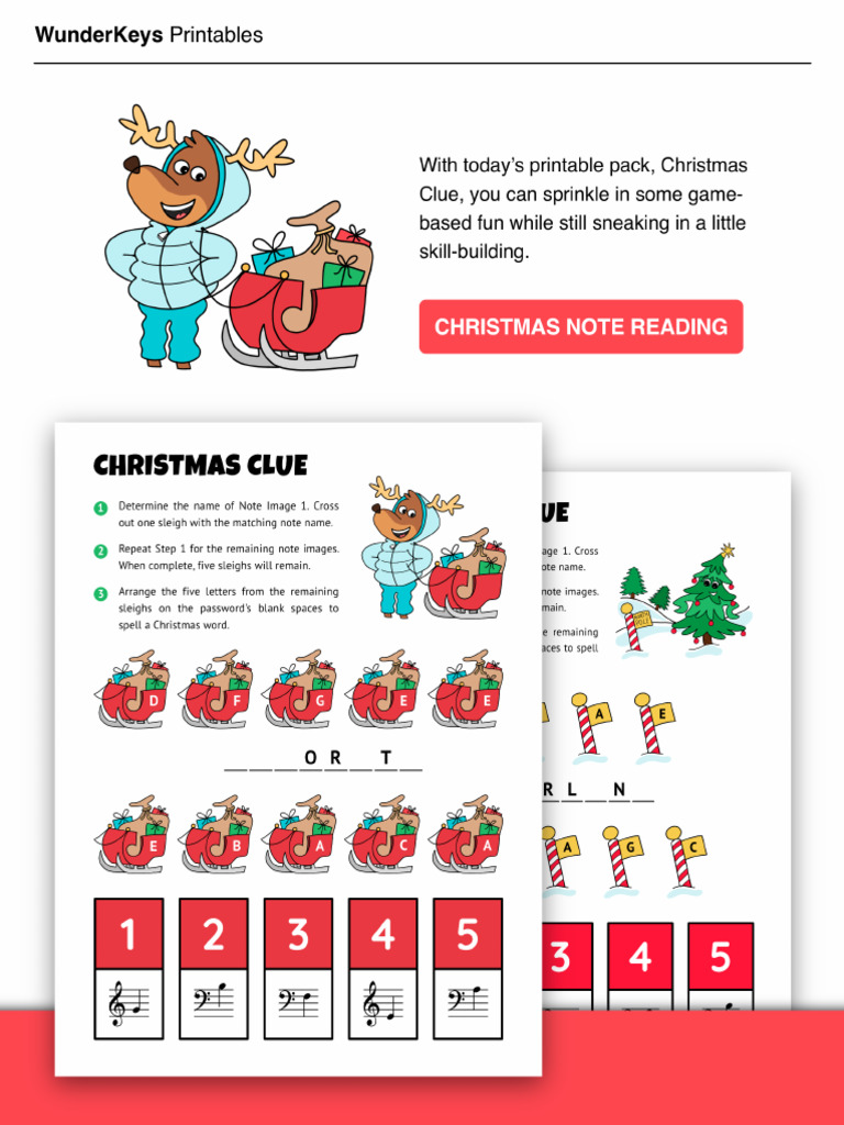 Christmas Clue Note Reading | PDF
