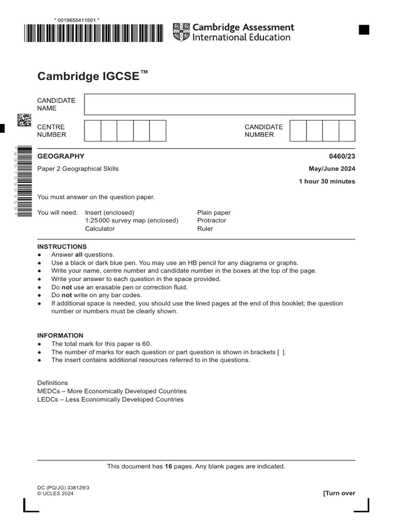 Geography Case Studies Igcse Past Year | PDF | Rainforest | Earth Sciences