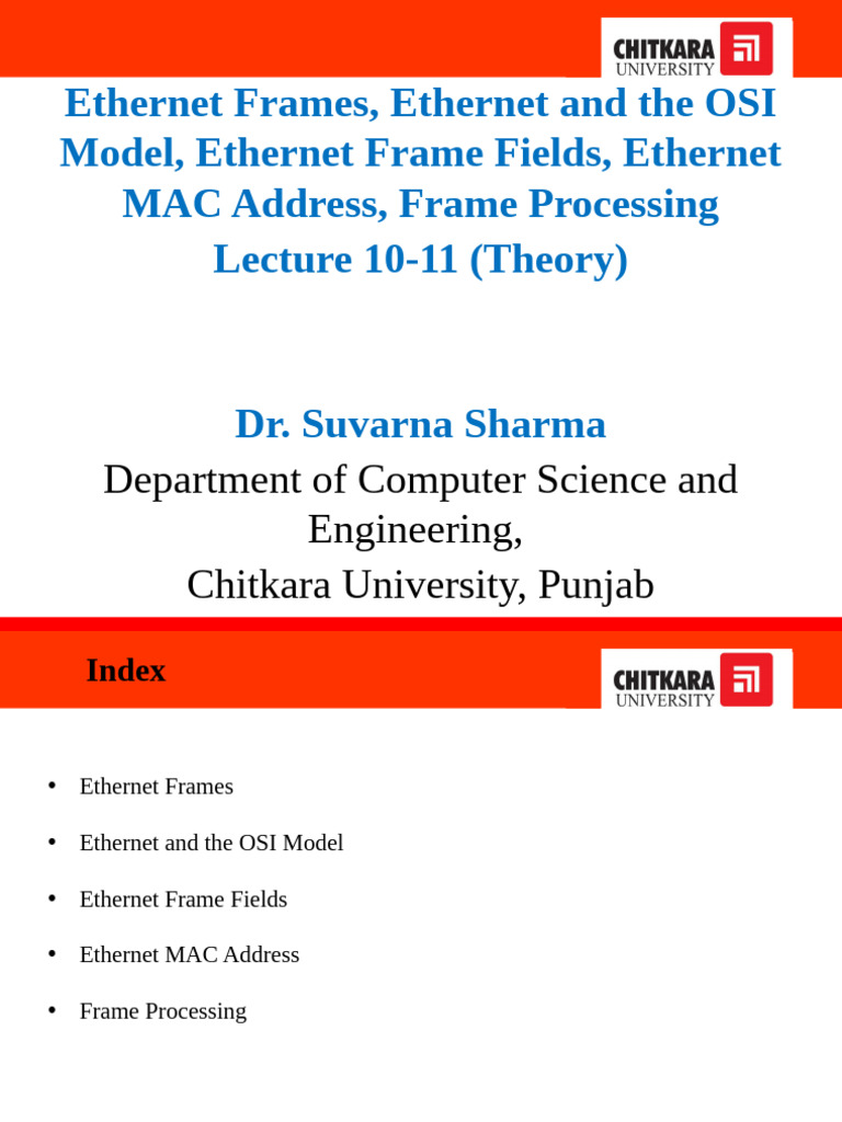 5 Lecture (11-12) Ethernet | PDF | Ethernet | Computer Network