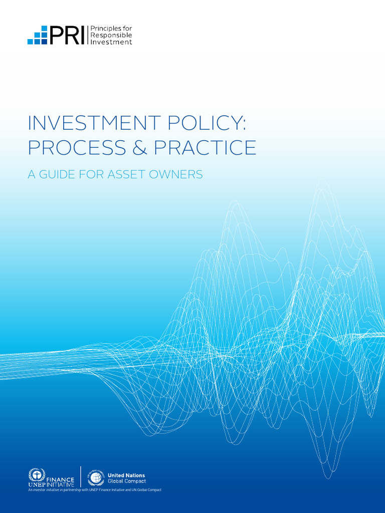 PRI - Integrated Investment Policy | PDF | Economies | Investing