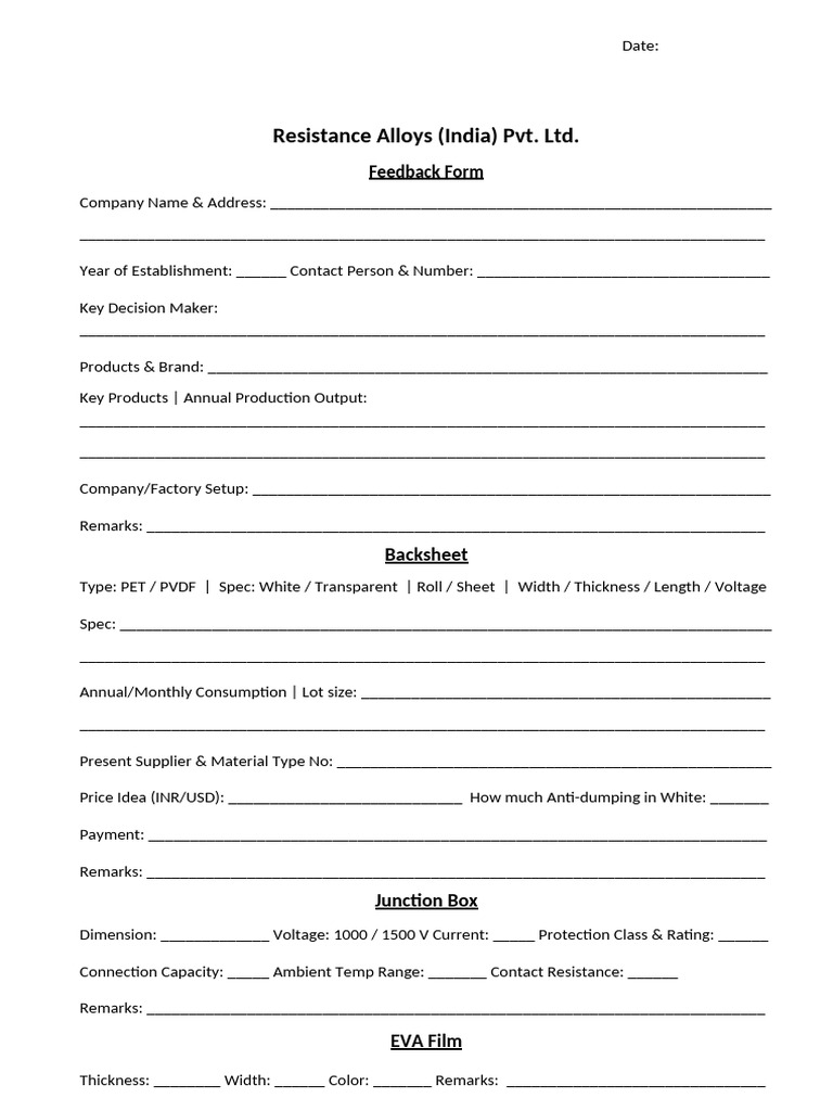 Questionnaire (Separator) | PDF