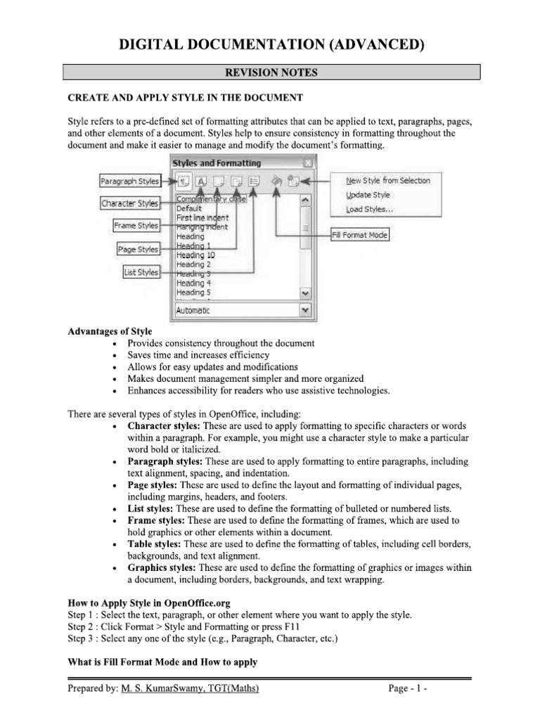 Unit 1 Digital Documentation | PDF