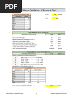 Mass Balance Spreadsheet | PDF