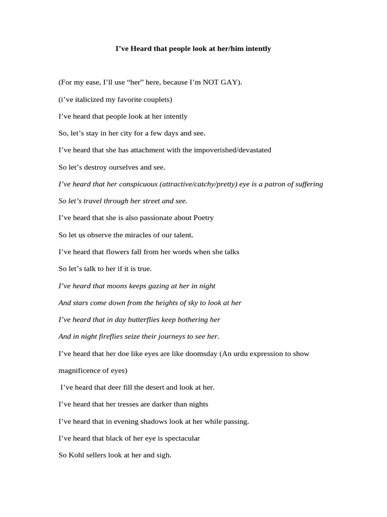 Suna Hai, Ahmed Faraz | PDF