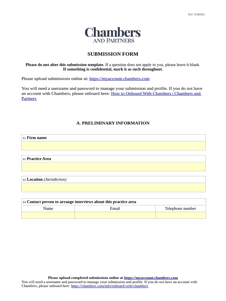 Chambers Submission Form Guidelines | PDF | Chess Theory | Chess