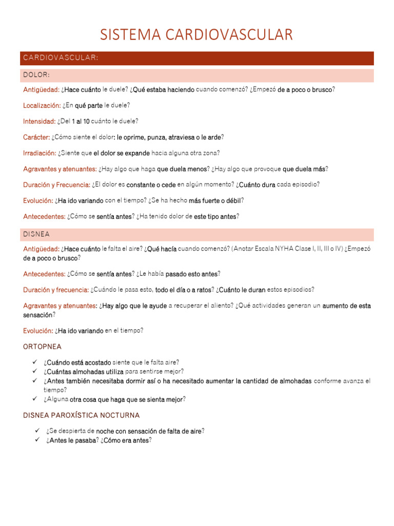 Sintomas Semio Completo | PDF | Heces | Dolor