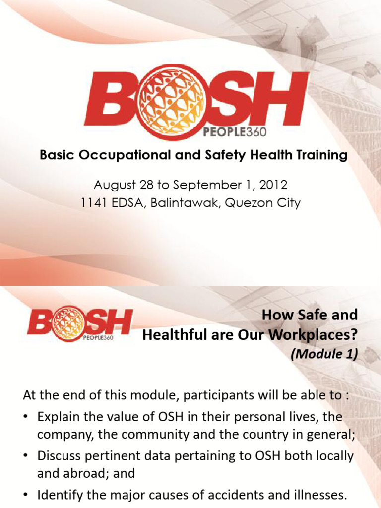 2 OSH Situationer | PDF | Concussion