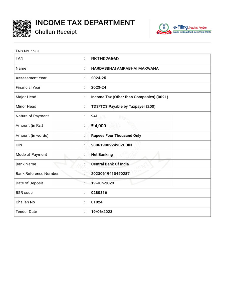 hotel tds may | PDF | Taxes | Public Finance