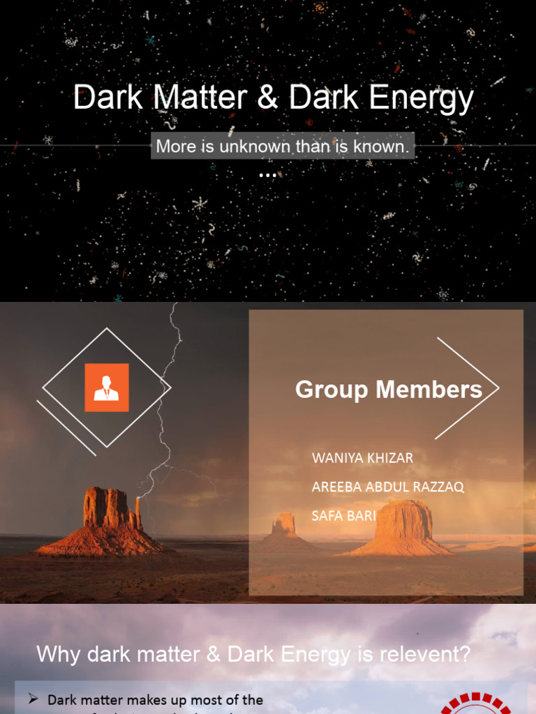 Dark Matterampamp Dark Energy - Compress | PDF | Dark Matter | Matter
