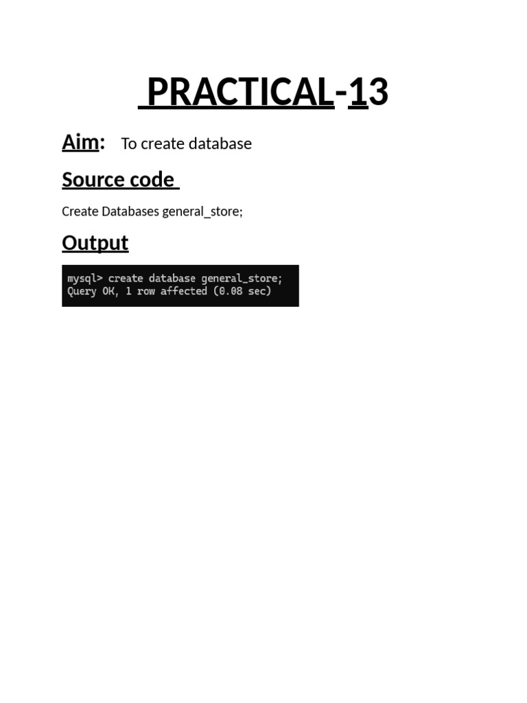 PRACTICAL | PDF