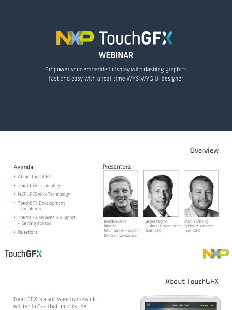 TouchGFX LPC546xx Webinar Presentation | PDF | Microcontroller | Computer Architecture