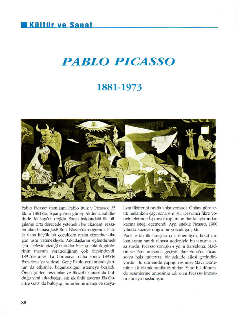 Resim - Pablo Picasso | PDF