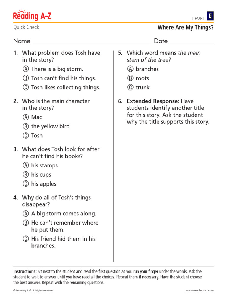 Quick Check: Where Are My Things? | PDF | Human Communication | Cognition