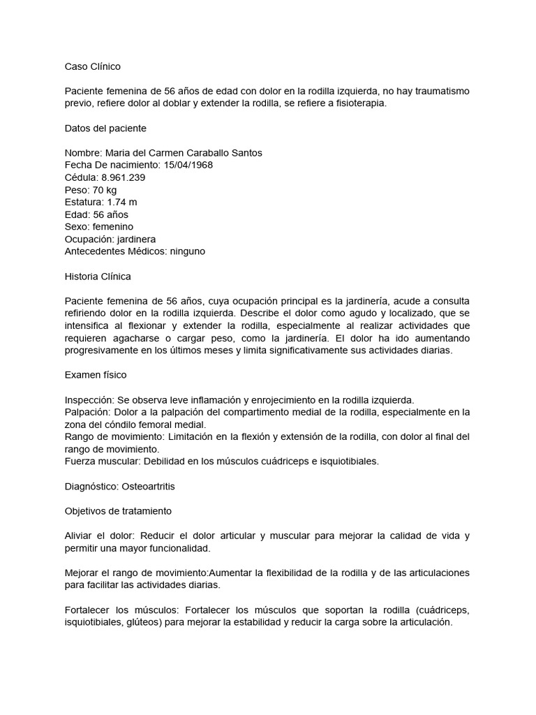 Caso Clínico Soma | PDF