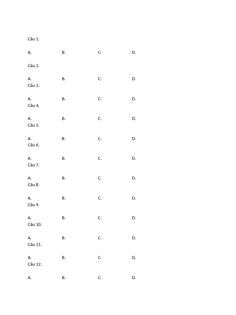 Frame - Câu Abcd | PDF