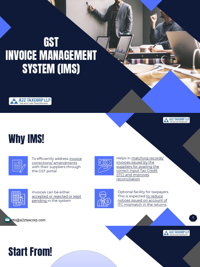 Invoice Management Statement (IMS) Under GST | PDF | Taxes | Government Finances