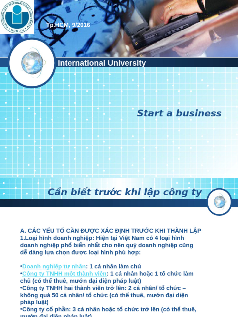 Lecture 2b- Set up company in Vietnam | PDF