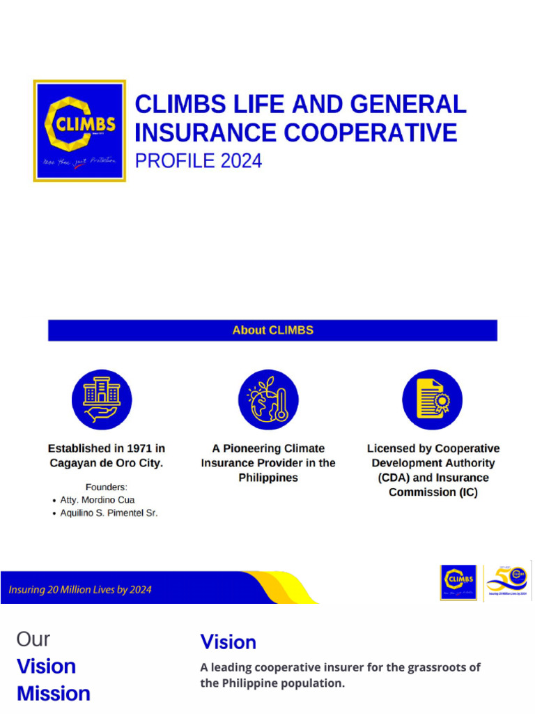 2024-2025 CLIMBS Product & Claim Presentation LATEST | PDF | Loans ...