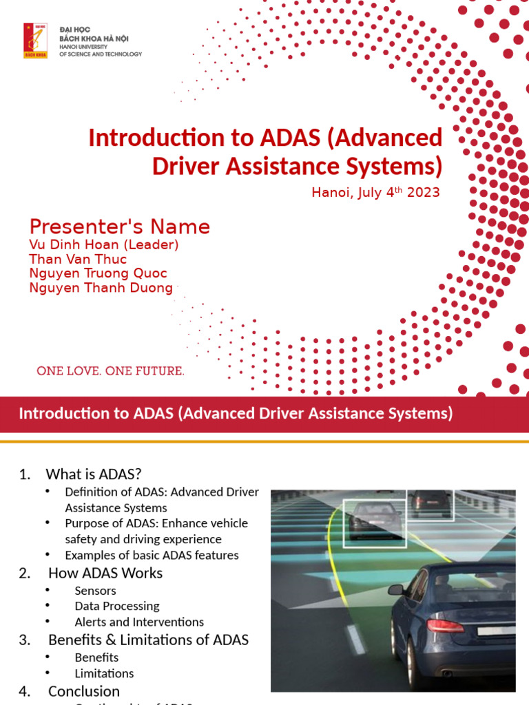 Presentation_group4_ADAS | PDF | Motor Vehicle | Engineering