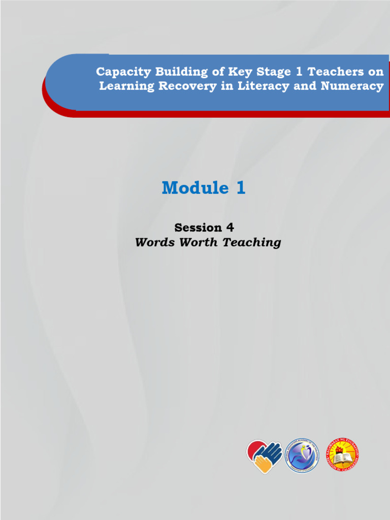 Module for Teachers (Module 1 Session 4) | PDF | Reading Comprehension | Learning