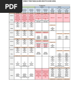 Grade 12 Timetable 2025 | PDF