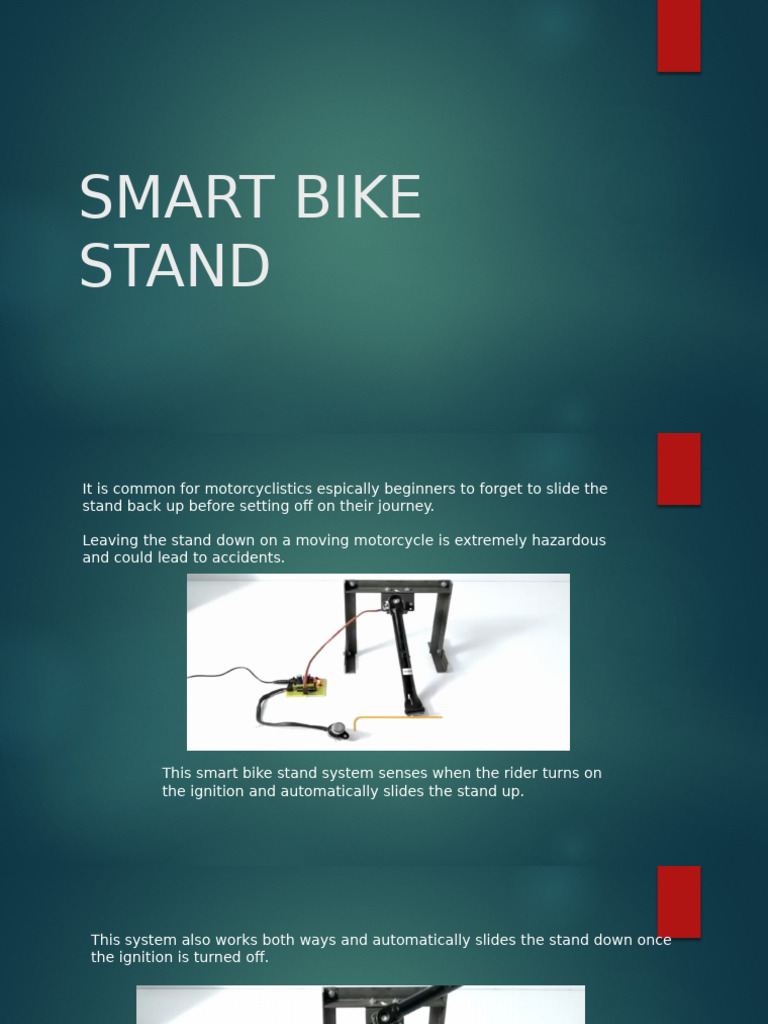 Smart Motorcycle Stand System | PDF