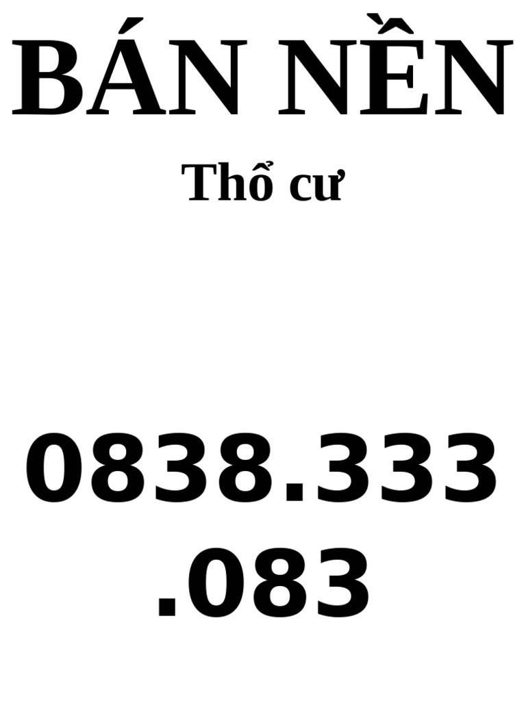 BÁN NỀN 2 | PDF