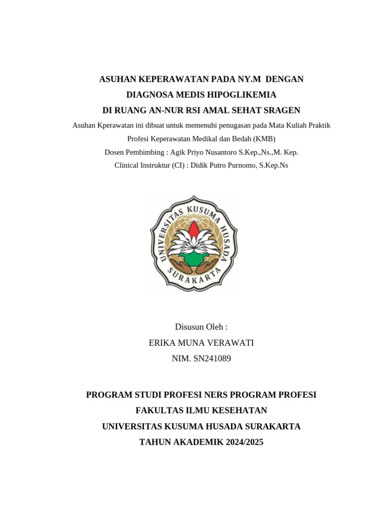 Revisi Dikit Hipoglikemi Munna 02 | PDF