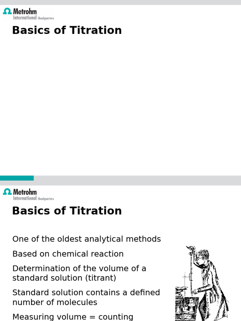 Comprehensive Guide to Titration Methods | PDF | Titration | Chemistry