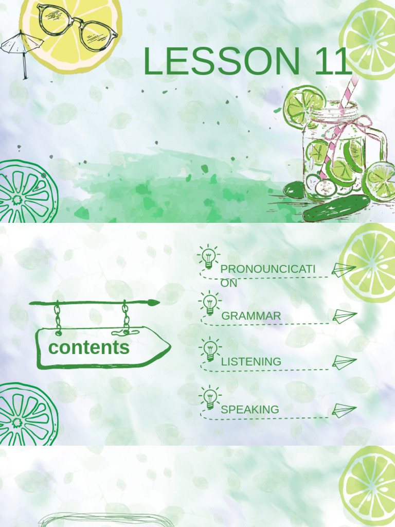 Lesson 11 | PDF