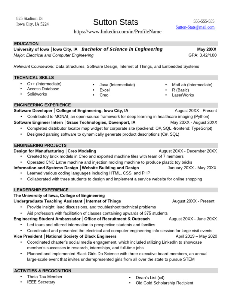 sutton_stats_resume | PDF | Engineering | Computer Programming