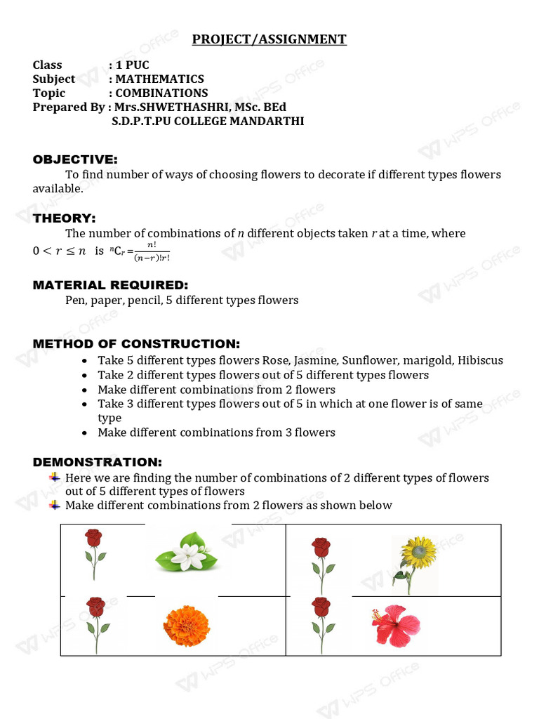 I PUC Project Model | PDF | Trigonometric Functions | Exponential Function