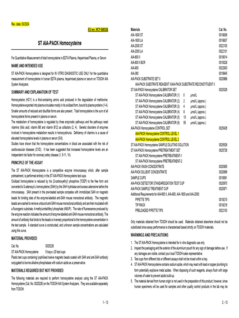 Sthcytc En | PDF | Coefficient Of Variation | Assay