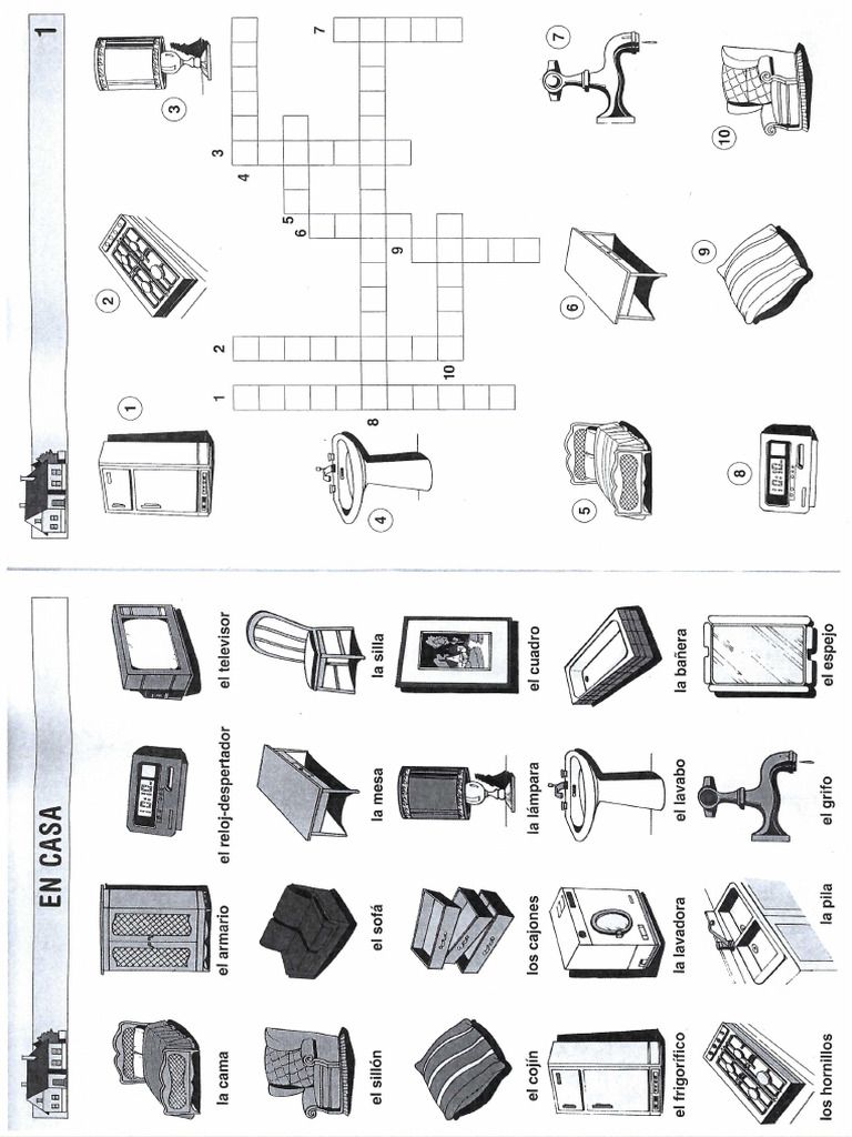 En Casa Crucigrama | PDF
