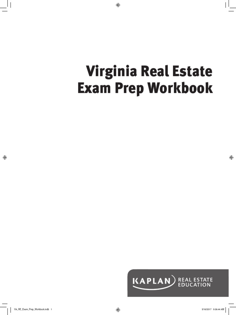 Virginia Real Estate Exam Prep Guide | PDF | Landlord | Private Law